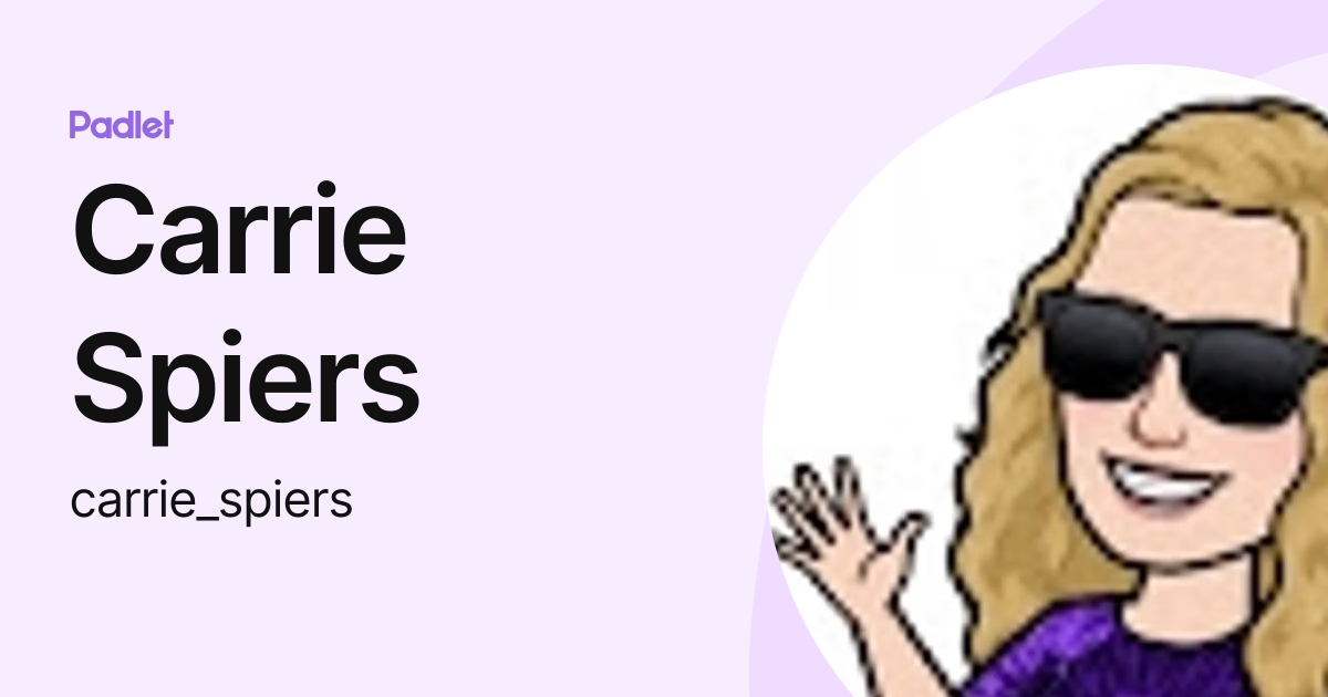 Carrie Spiers (carrie_spiers) profile | Padlet