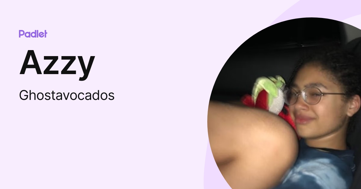Azzy (Ghostavocados) profile | Padlet