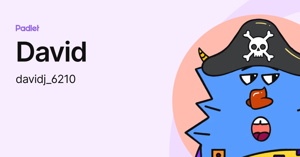 David (davidj_6210) perfil | Padlet