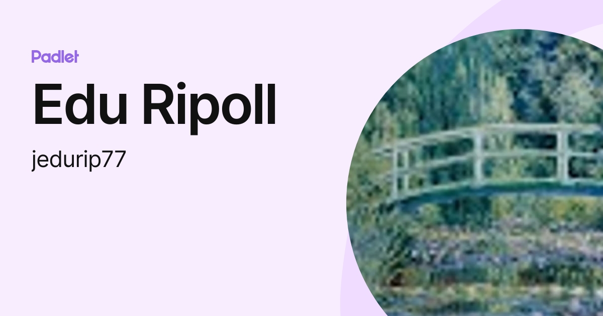 Edu Ripoll (jedurip77) profile | Padlet