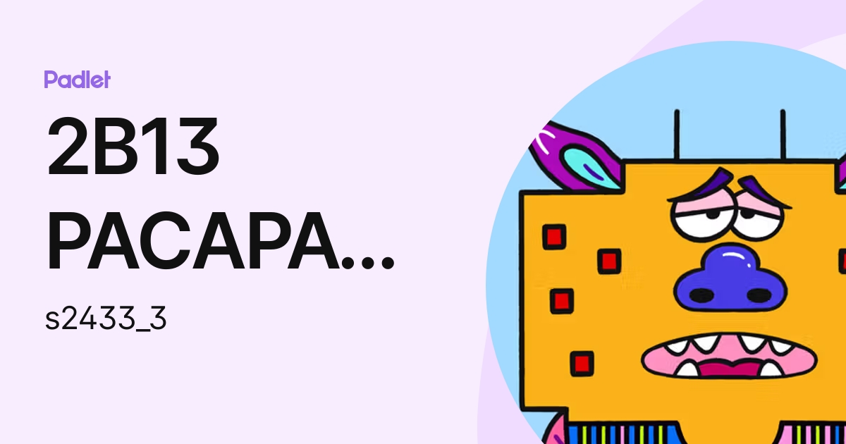 1A17 PACAPAC MANAKEL JARED HERMORA (s2433_3) profile | Padlet