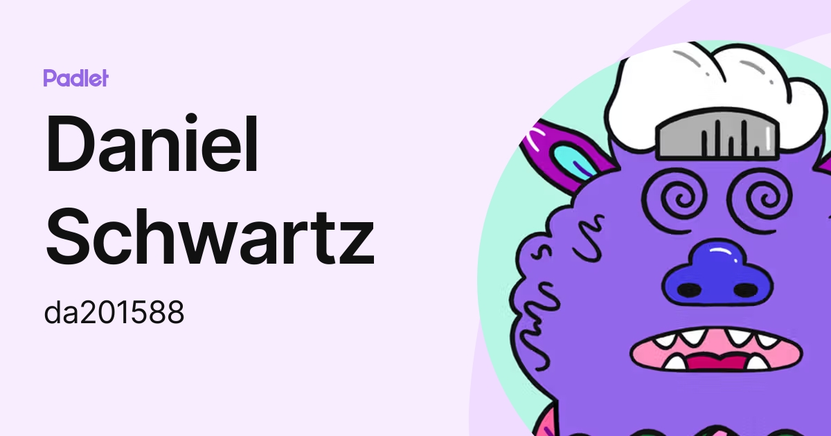 Daniel Schwartz (da201588) profile | Padlet