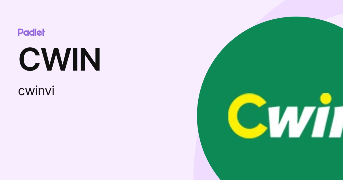 CWIN (cwinvi) profile | Padlet
