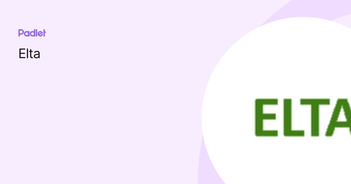 Elta profile | Padlet