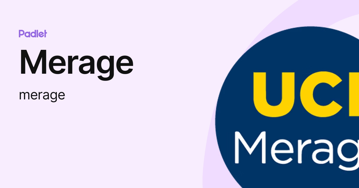 Merage (merage) profile | Padlet