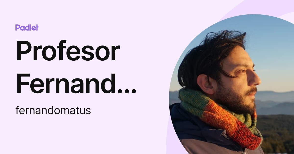 Fernando Matus de la Parra (fernandomatus) profile | Padlet