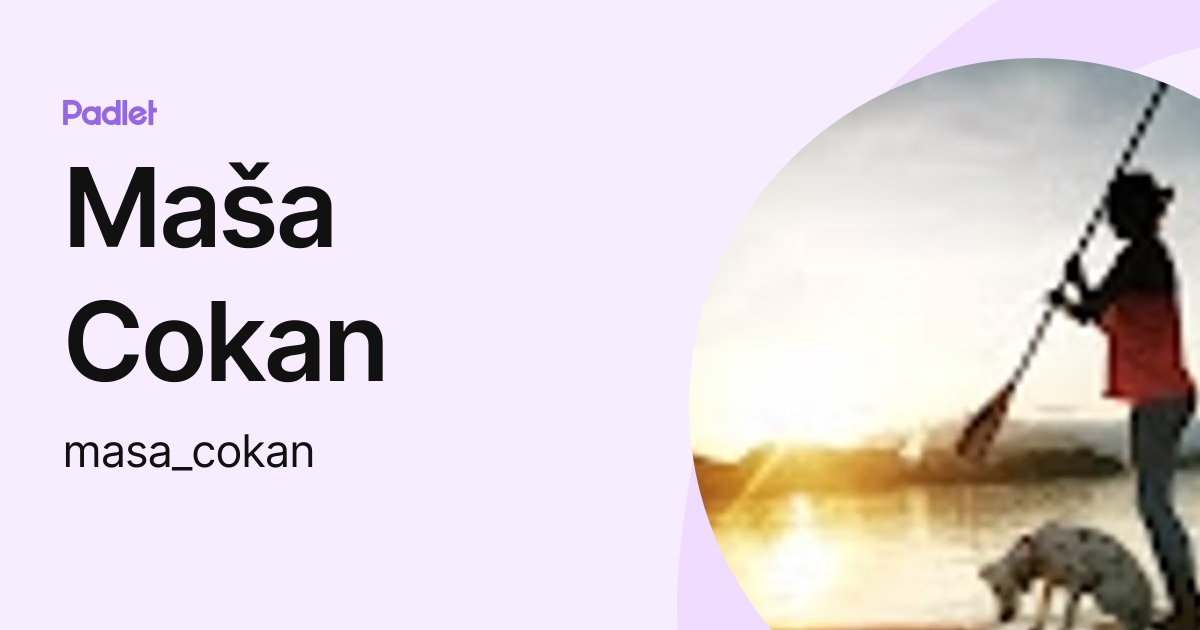 Maša Cokan (masa_cokan) profile | Padlet