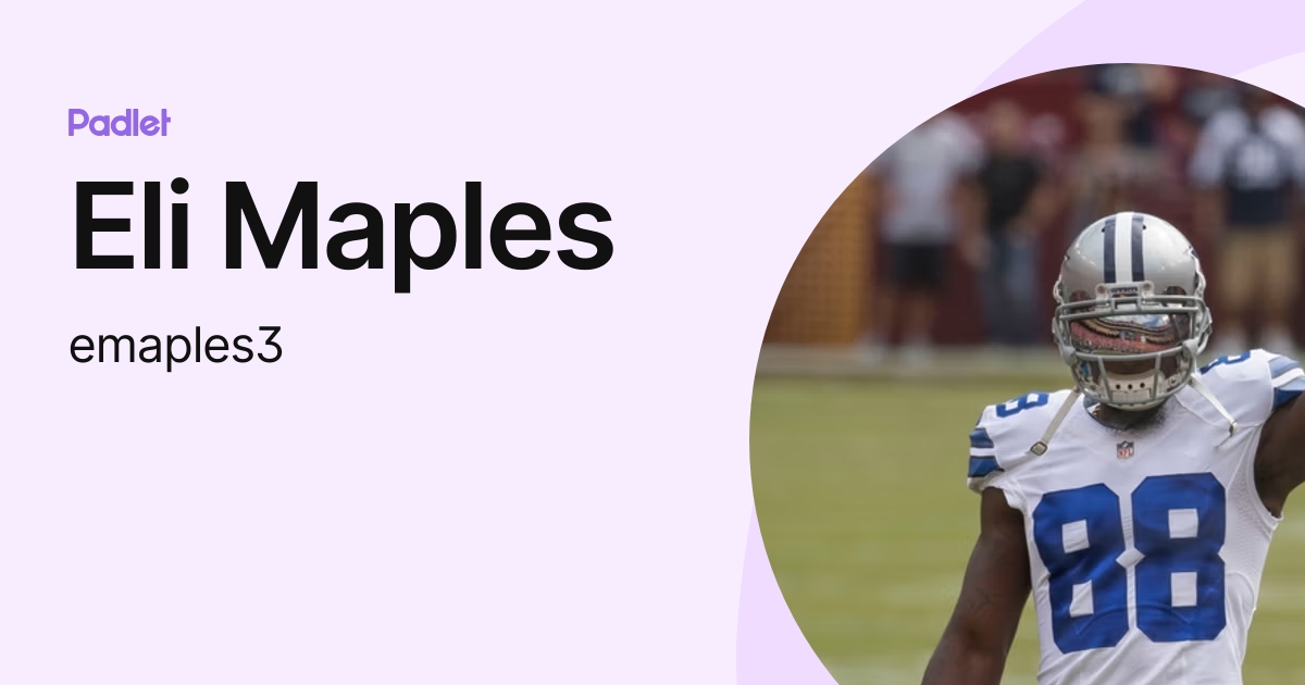 Eli Maples (emaples3) profile | Padlet
