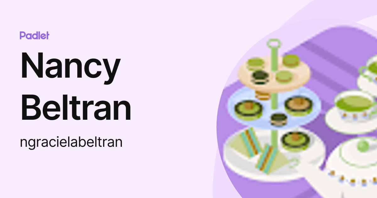 Nancy Beltran (ngracielabeltran) profile | Padlet