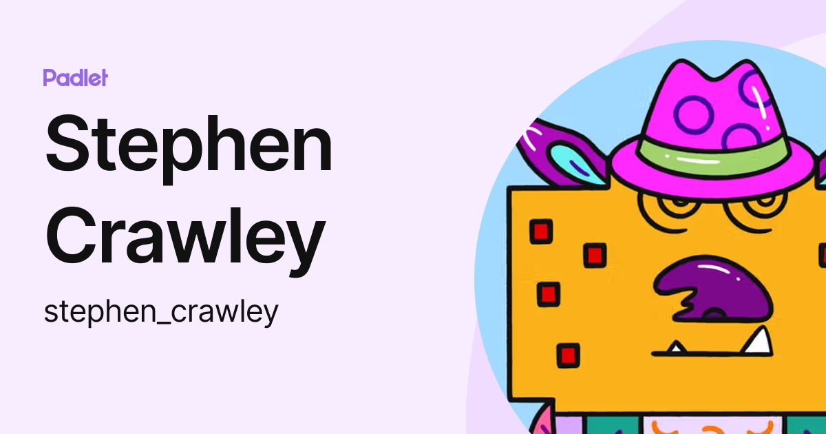 Stephen Crawley (stephen_crawley) profile | Padlet
