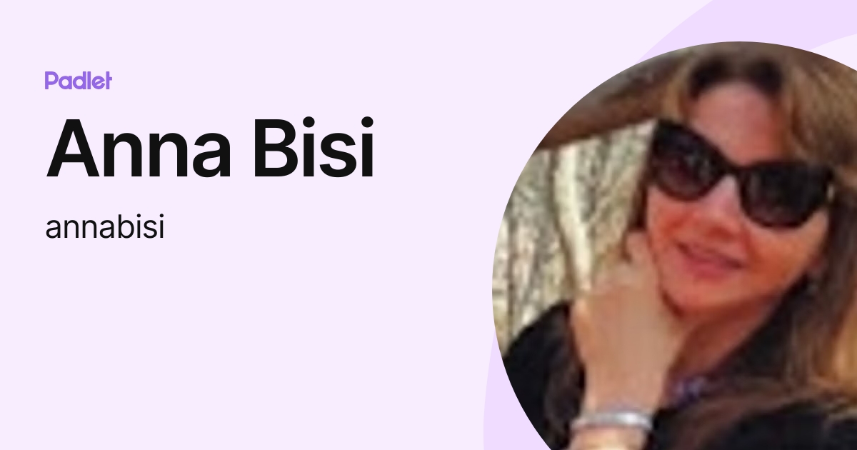 Anna Bisi (annabisi) profile | Padlet