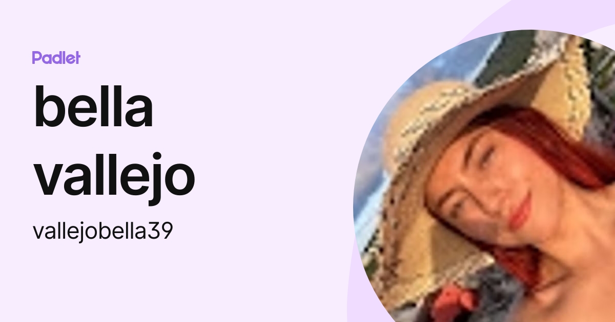 bella vallejo (vallejobella39) profile | Padlet