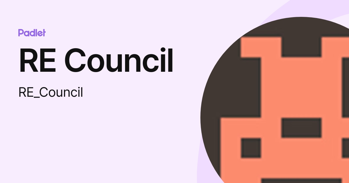 RE Council (RE_Council) profile | Padlet