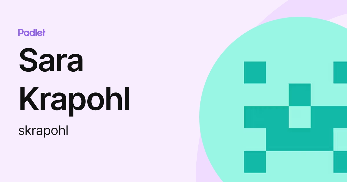 Sara Krapohl (skrapohl) profile | Padlet
