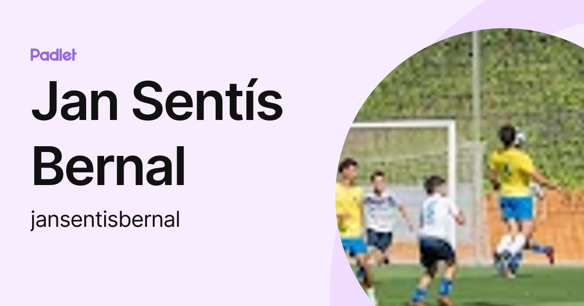 Jan Sentís Bernal (jansentisbernal) profile | Padlet