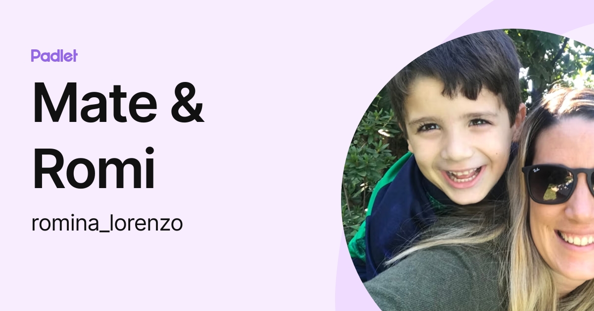 Mate & Romi (romina_lorenzo) profile | Padlet