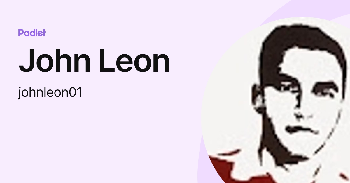 John Leon (johnleon01) profile | Padlet