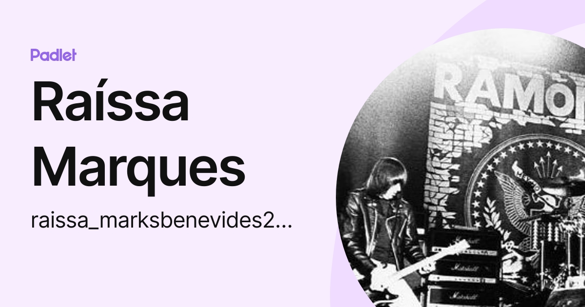 Raíssa Marques (raissa_marksbenevides2002) profile | Padlet
