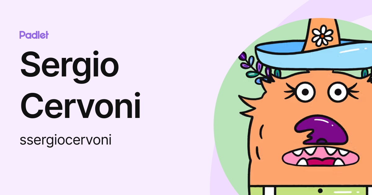 Sergio Cervoni (ssergiocervoni) profile | Padlet