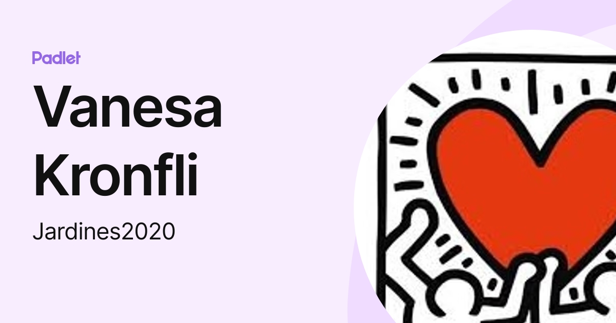 Vanesa Kronfli (Jardines2020) profile | Padlet