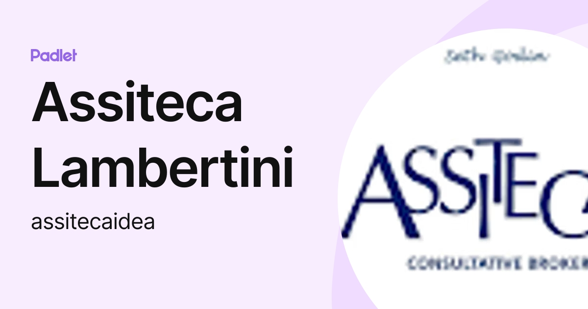 Assiteca Lambertini (assitecaidea) profile | Padlet