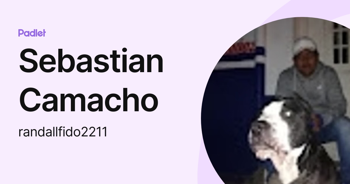Sebastian Camacho (randallfido2211) profile | Padlet