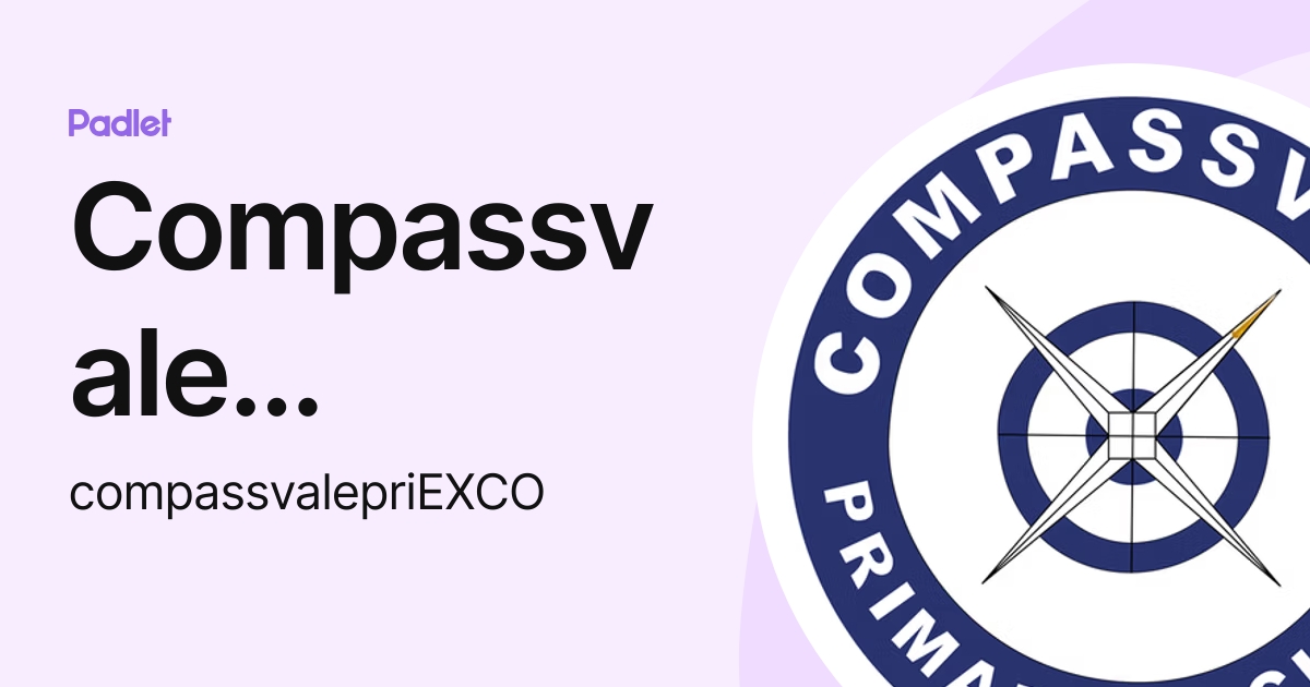 Compassvale Primary School (compassvalepri) profile | Padlet