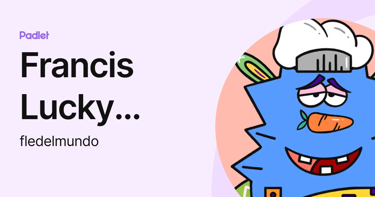 Francis Lucky Emmanuel I. Del Mundo (fledelmundo) profile | Padlet