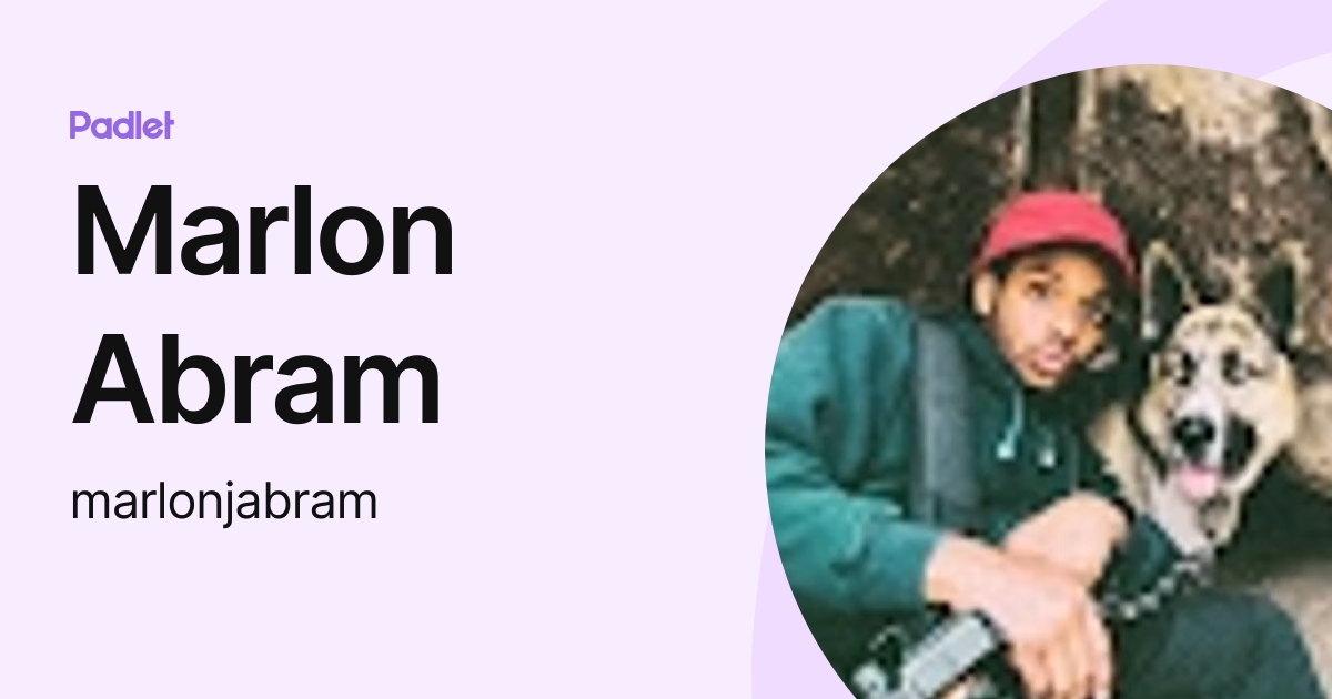 Marlon Abram (marlonjabram) profile | Padlet
