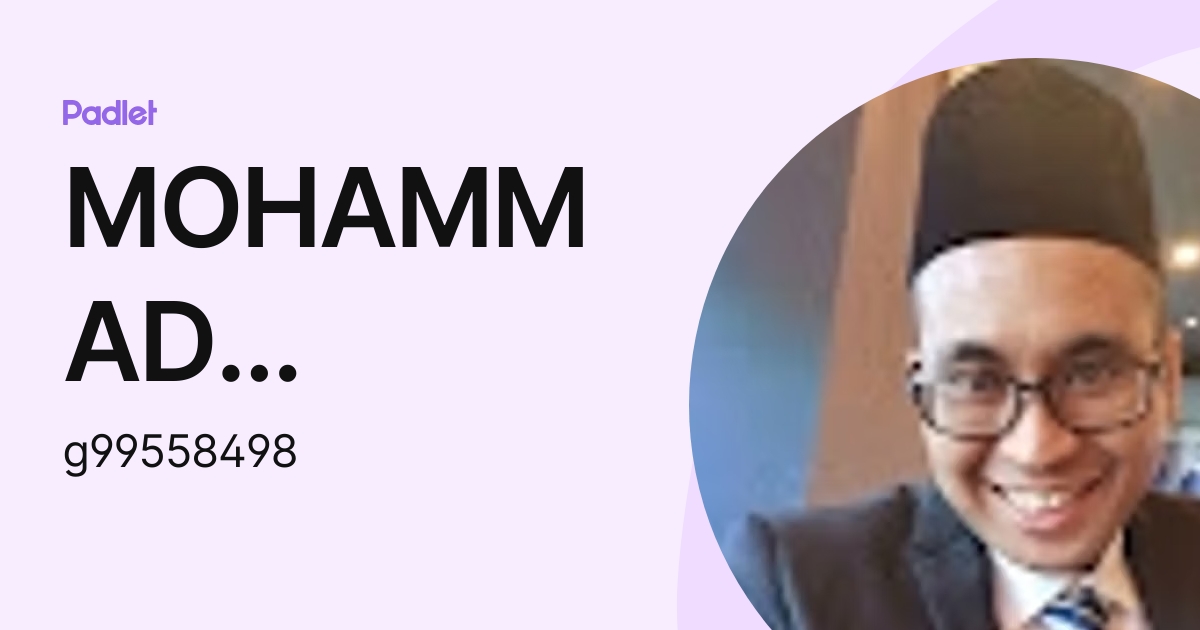 MOHAMMAD KHAIRUL SAFWAN BIN MOHD AMINUDDIN KPM-Guru (g99558498) profile ...