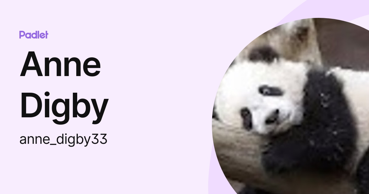 Anne Digby (anne_digby33) profile | Padlet