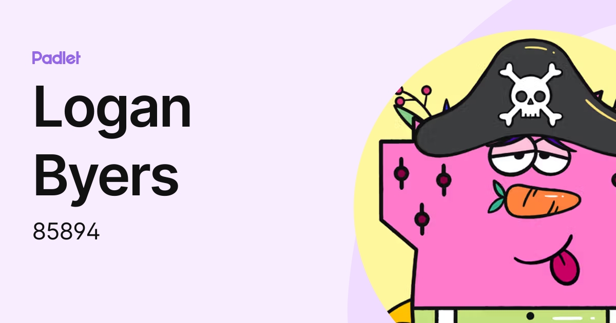 Logan Byers (85894) profile | Padlet