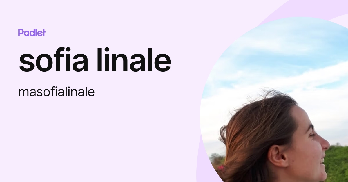sofia linale (masofialinale) profile | Padlet