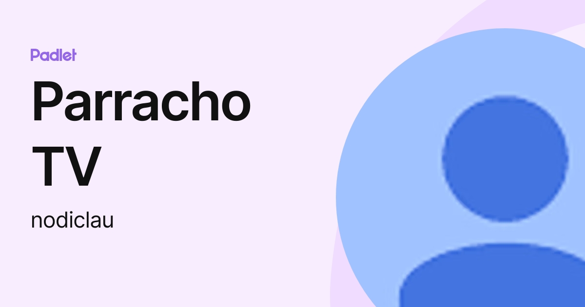 Parracho TV (nodiclau) profile | Padlet