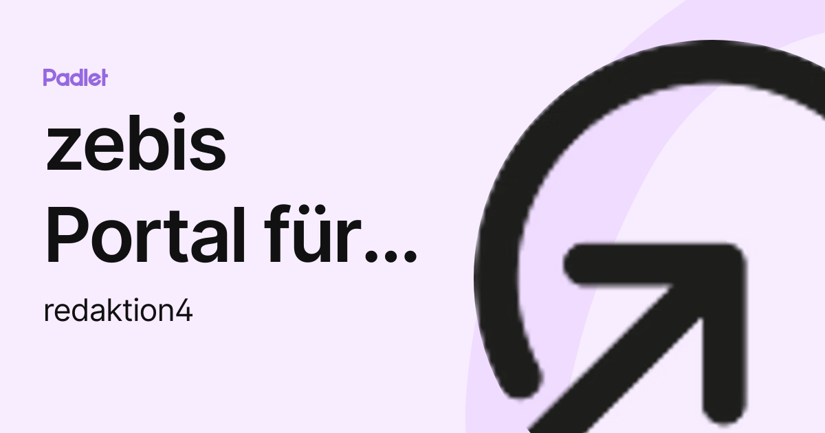 zebis Portal für Lehrpersonen (redaktion4) profile | Padlet