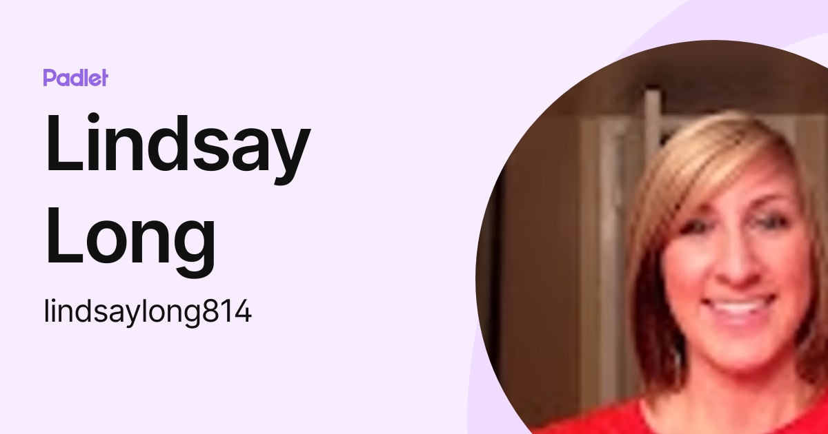 Lindsay Long (lindsaylong814) profile | Padlet