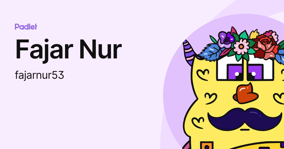 Fajar Nur (fajarnur53) profile | Padlet