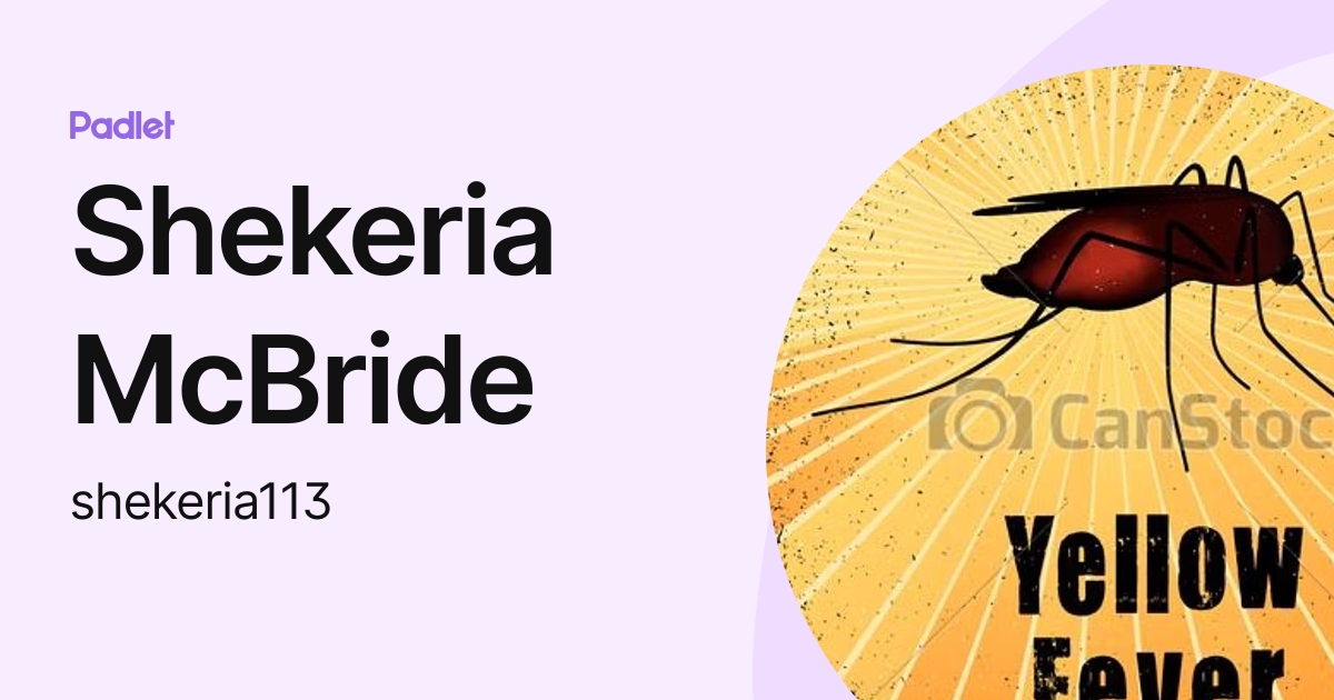 Shekeria McBride (shekeria113) profile | Padlet