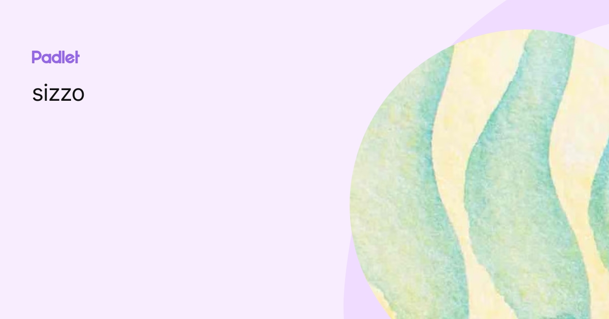 sizzo profile | Padlet