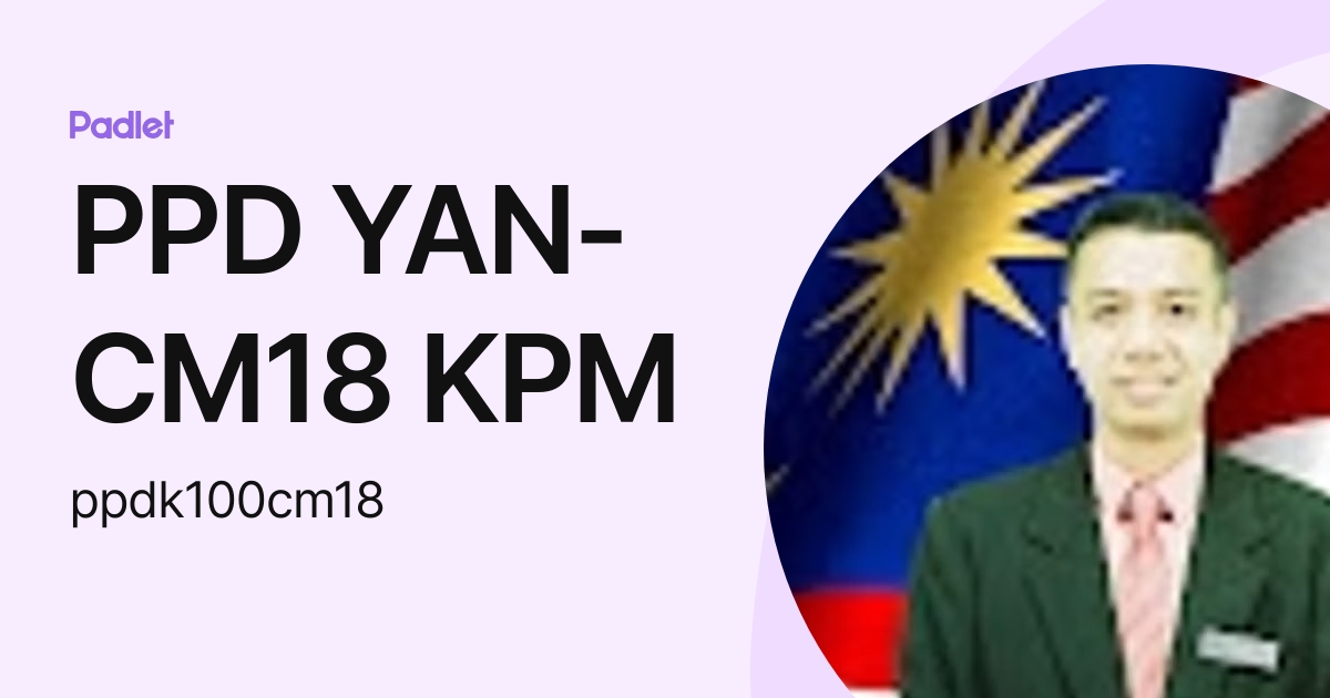 PPD YAN-CM18 KPM (ppdk100cm18) profile | Padlet