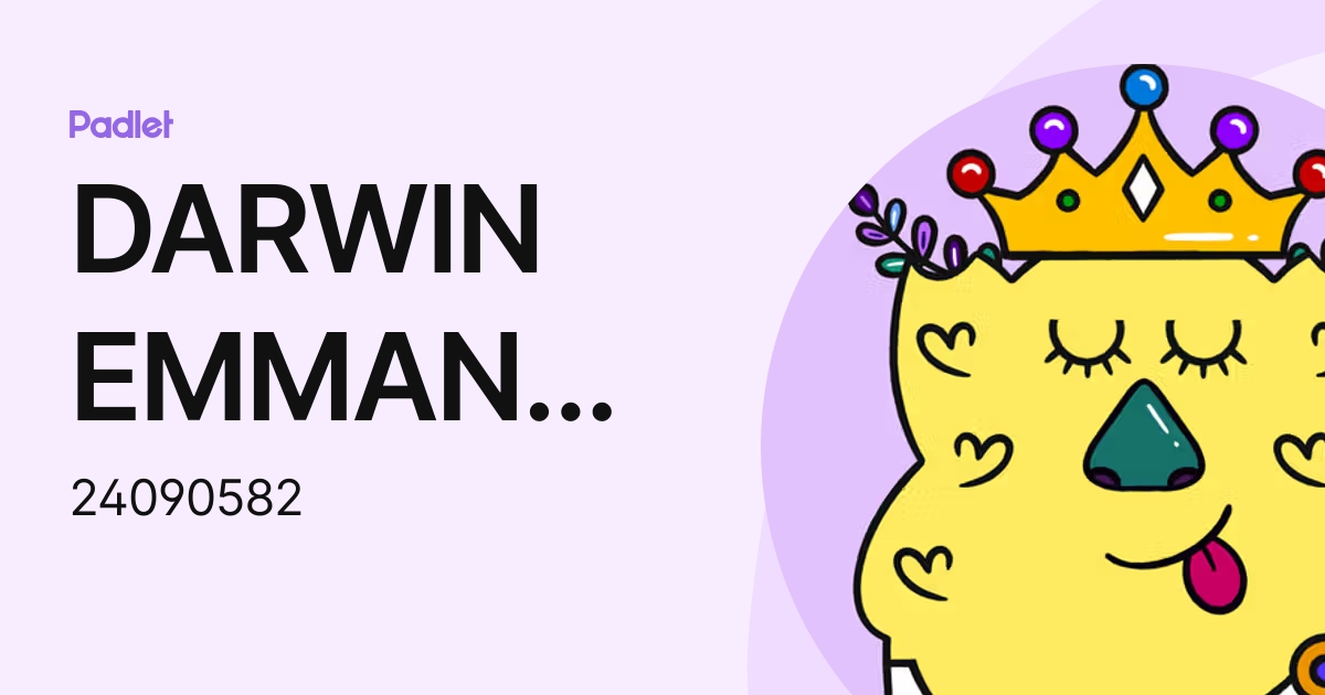 DARWIN EMMANUEL MANZANILLA BAAS (24090582) profile | Padlet