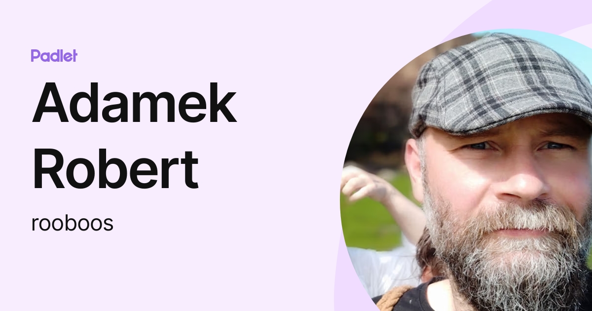 Adamek Robert (rooboos) profile | Padlet