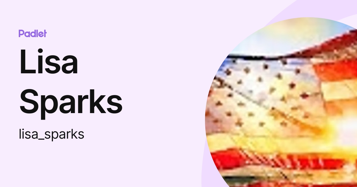 Lisa Sparks (lisa_sparks) profile | Padlet