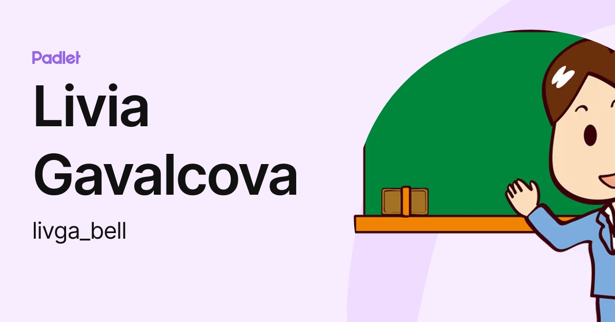 Livia Gavalcova (livga_bell) profile | Padlet
