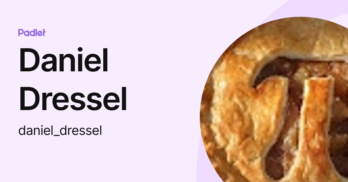 Daniel Dressel (daniel_dressel) profile | Padlet