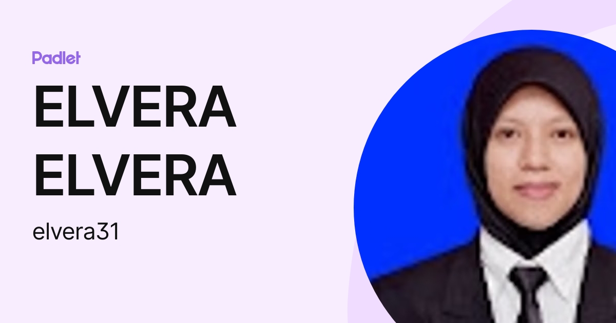 ELVERA ELVERA (elvera31) profile | Padlet