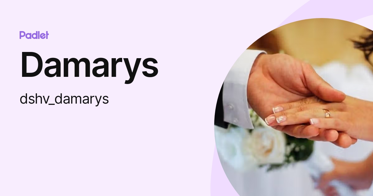 Damarys (dshv_damarys) profile | Padlet