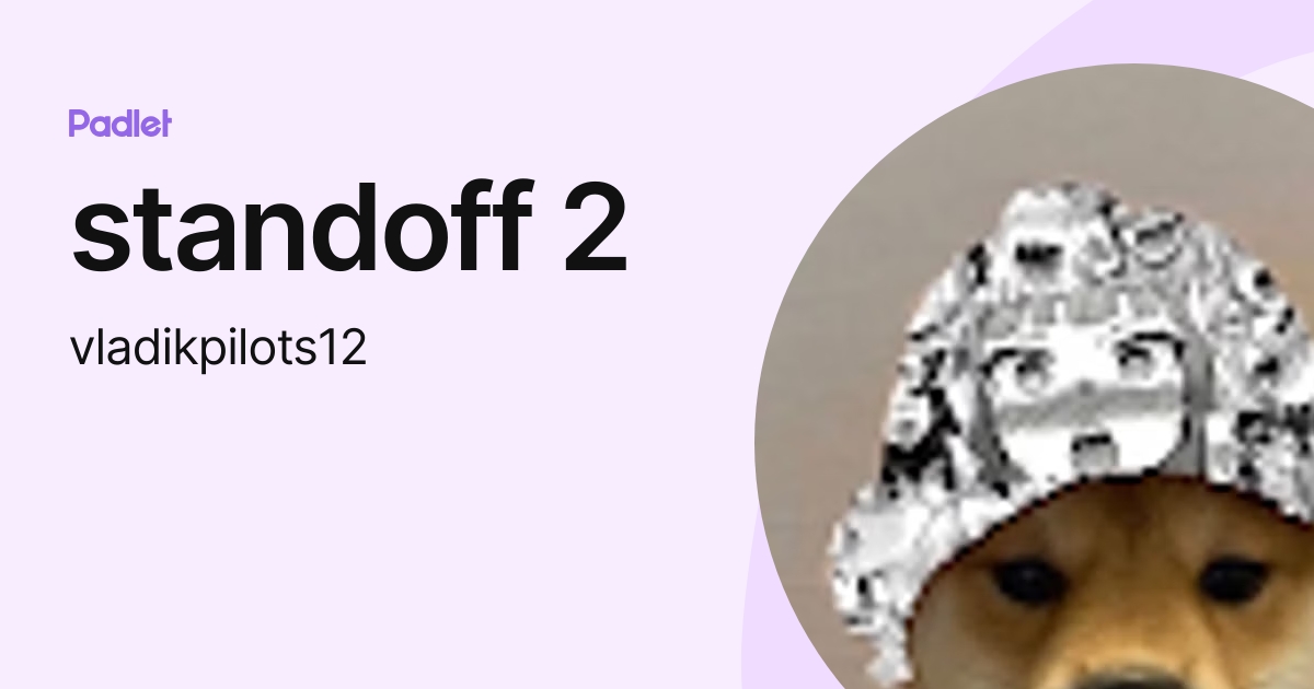 standoff 2 (vladikpilots12) profile | Padlet