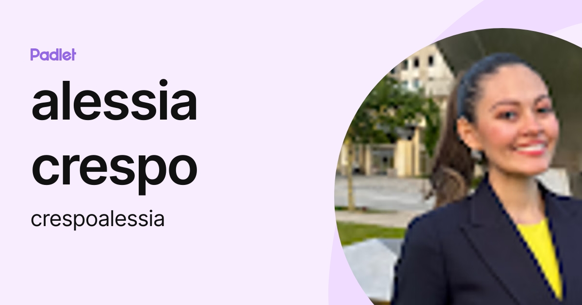 alessia crespo (crespoalessia) profile | Padlet