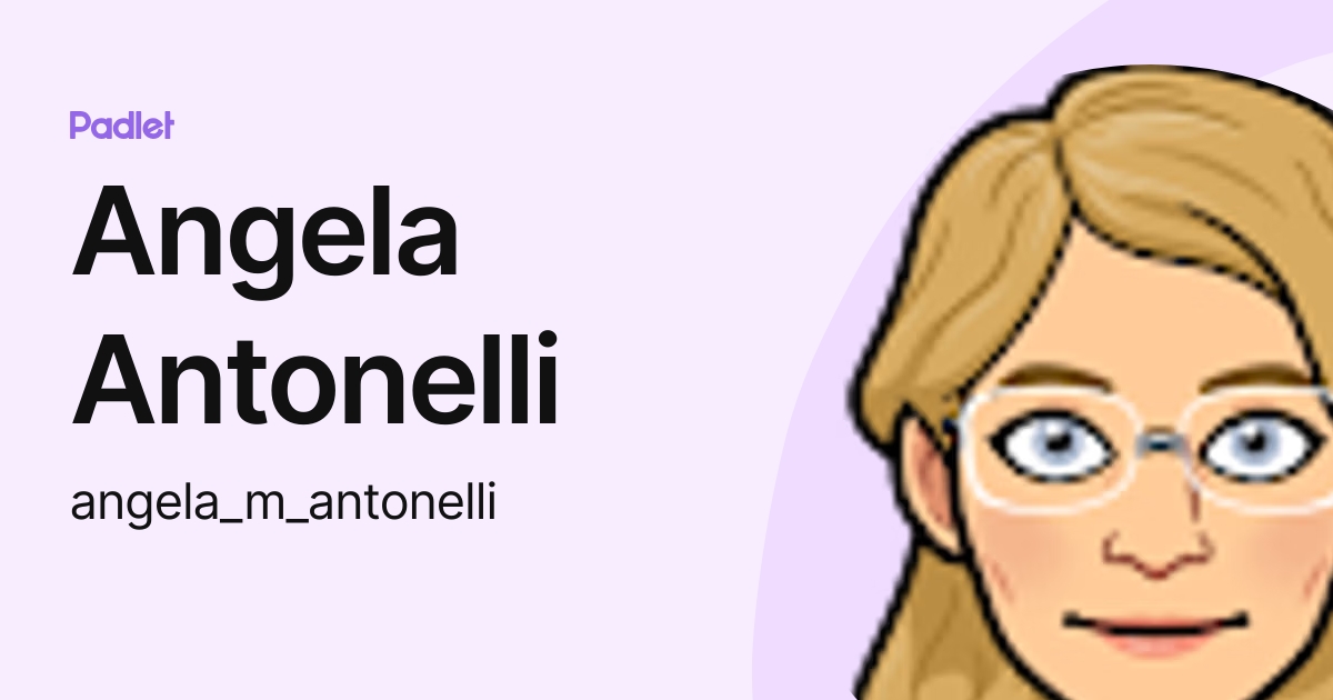 Angela Antonelli (angela_m_antonelli) profile | Padlet